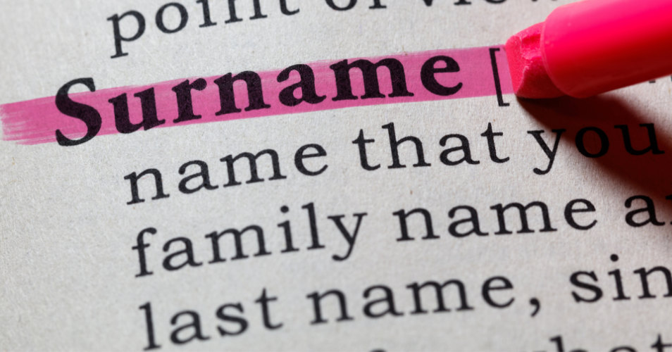 What’s in a Name? – The Origins and Meanings of Surnames